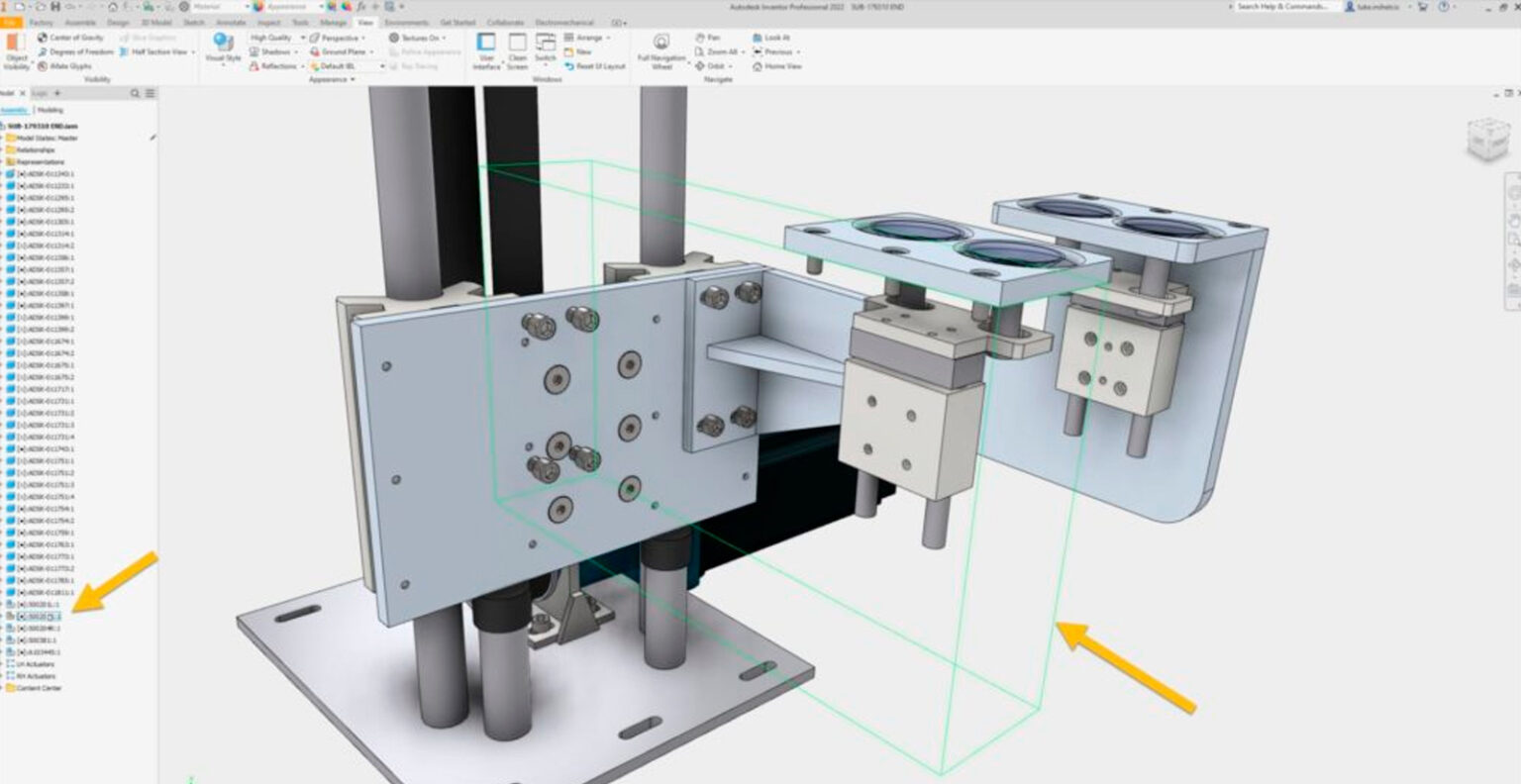 Novidades do Autodesk Inventor 2022: Scroll do mouse | Render Blog