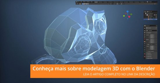 conheça modelagem 3d blender texto | Render Blog