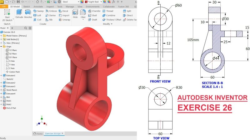 Exercicio-26-do-tutorial-do-Autodesk-Inventor.jpg | Render Blog