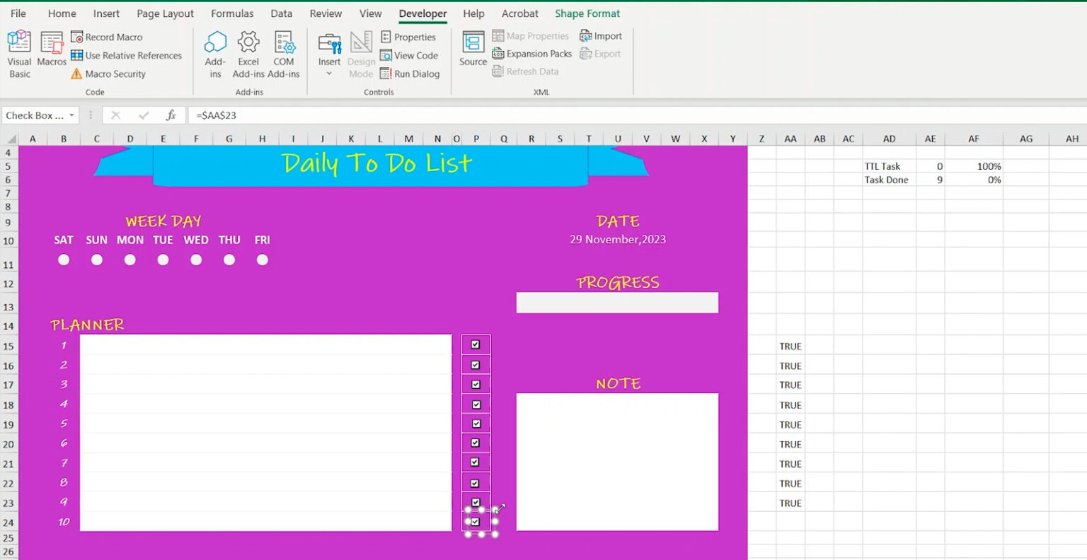 criar-lista-verificacao-excel | Render Blog