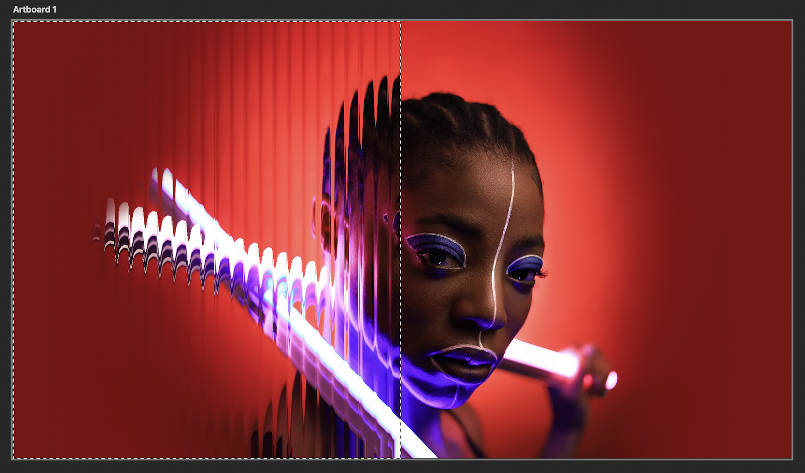 TUTORIAL Photoshop: Efeito de vidro palhetado | Render Blog