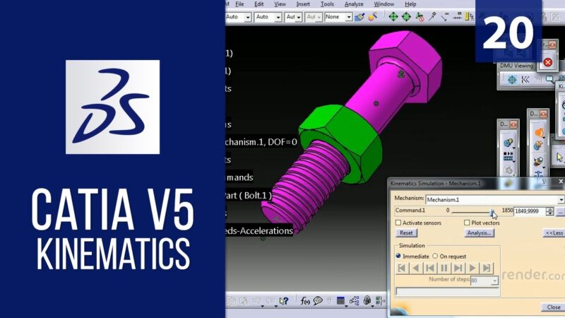 Simulacao-da-Porca-e-Parafuso-Catia-V5-Kinematics.jpg | Render Blog